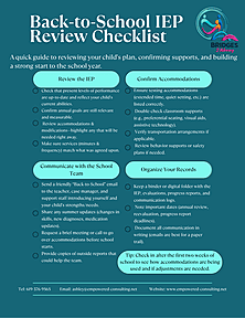 Free IEP Resources for Parents | EmpowerEd Consulting & Advocacy